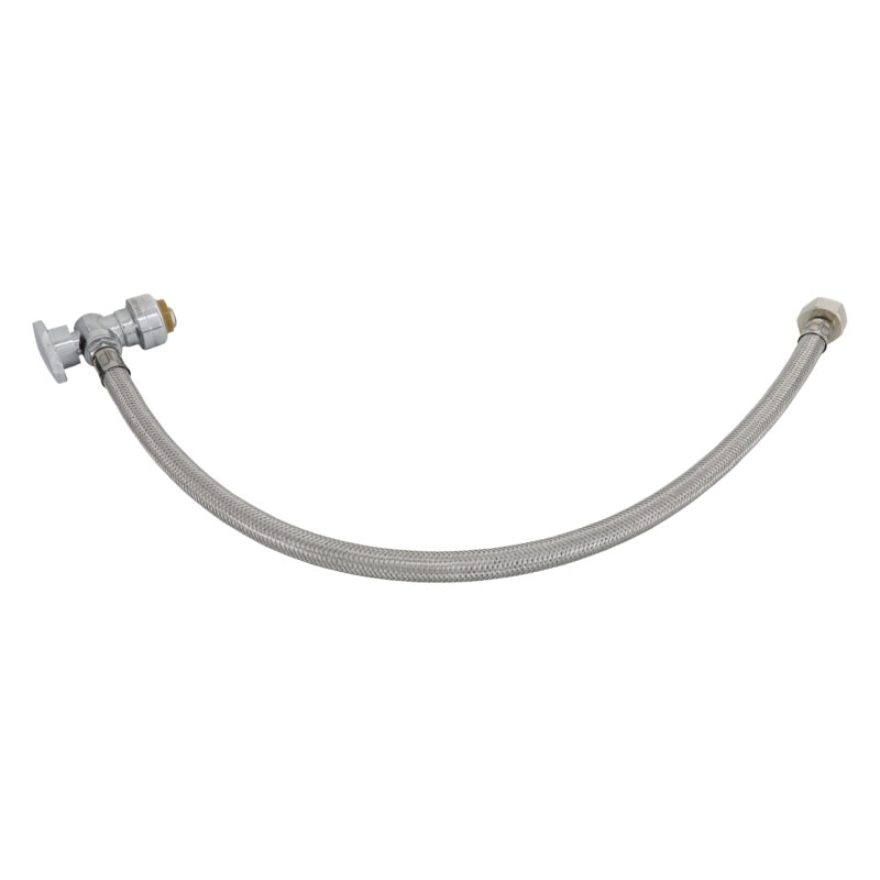 Push-On Angle Stop Valve with Integrated Supply Lines - LSP Products